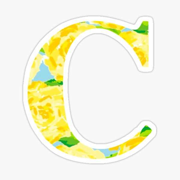 "The Letter C" Sticker for Sale by Claireandrewss | Redbubble