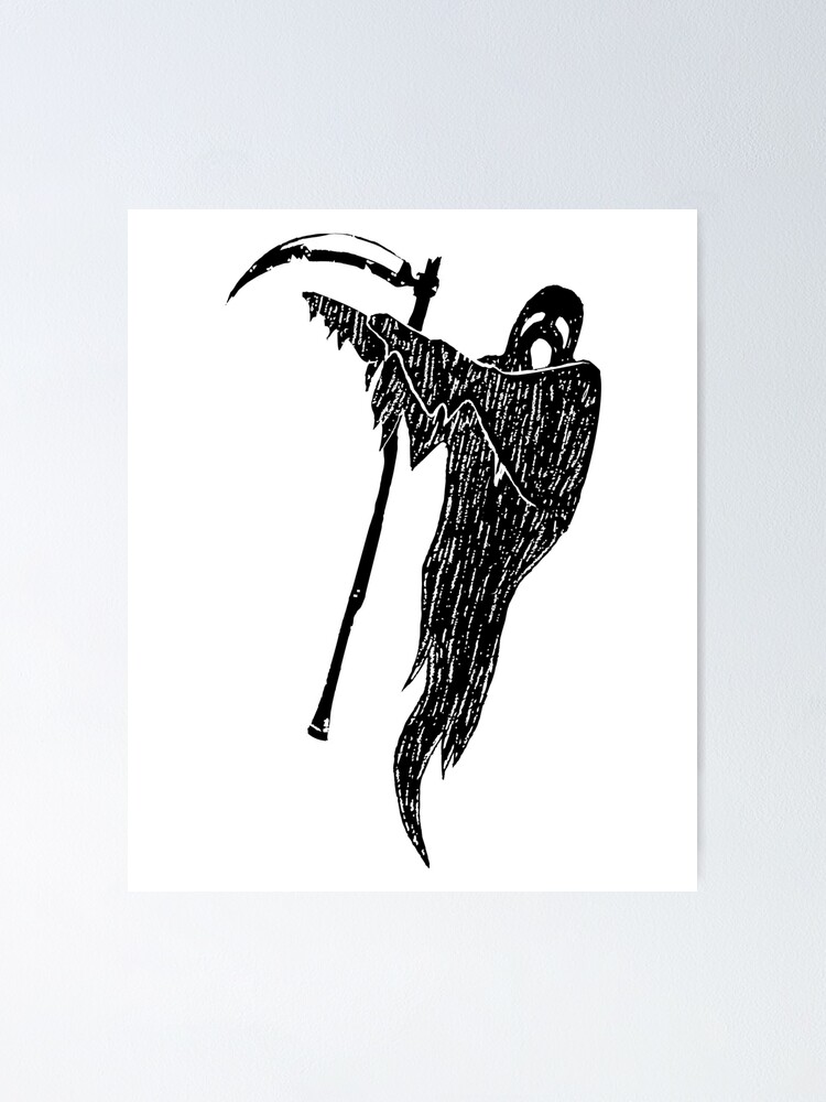 "Funny Grim Reaper Dabbing Shirt - Hip Hop Halloween Ghost " Poster by ...