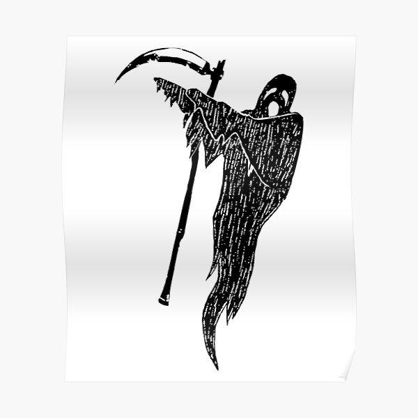 "Funny Grim Reaper Dabbing Shirt - Hip Hop Halloween Ghost " Poster by ...