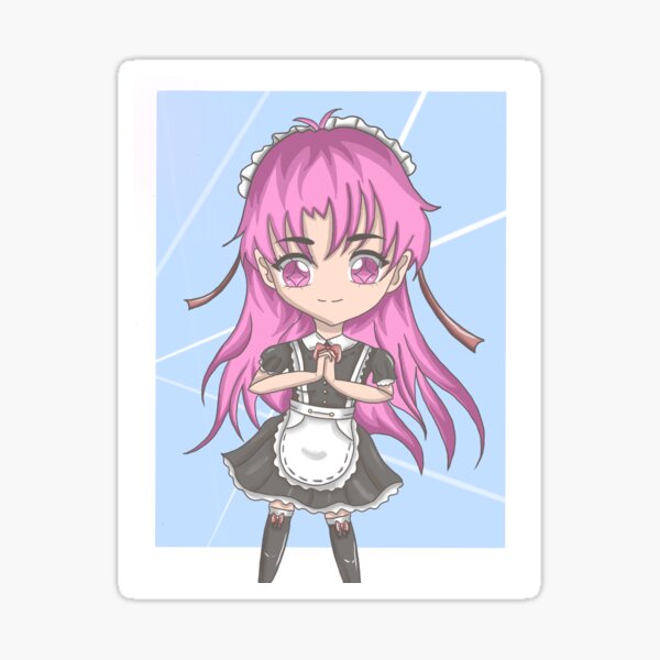 "Kawaii Chibi Maid" Sticker for Sale by MinniMDesign | Redbubble