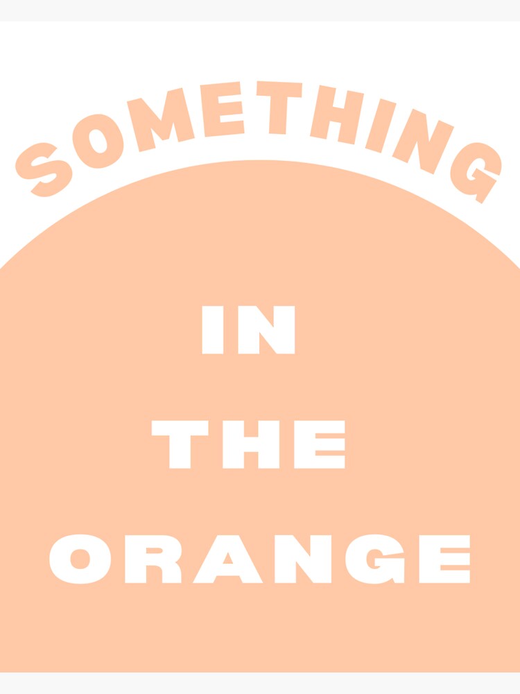 "Zach Bryan - Something In The Orange" Sticker for Sale by GracieEliDesign | Redbubble