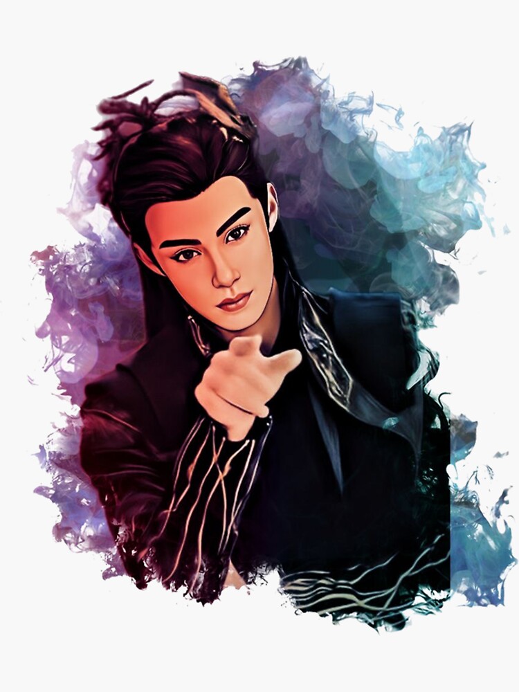 "Dylan Wang Love Between Fairy and Devil Chinese Drama " Sticker for ...
