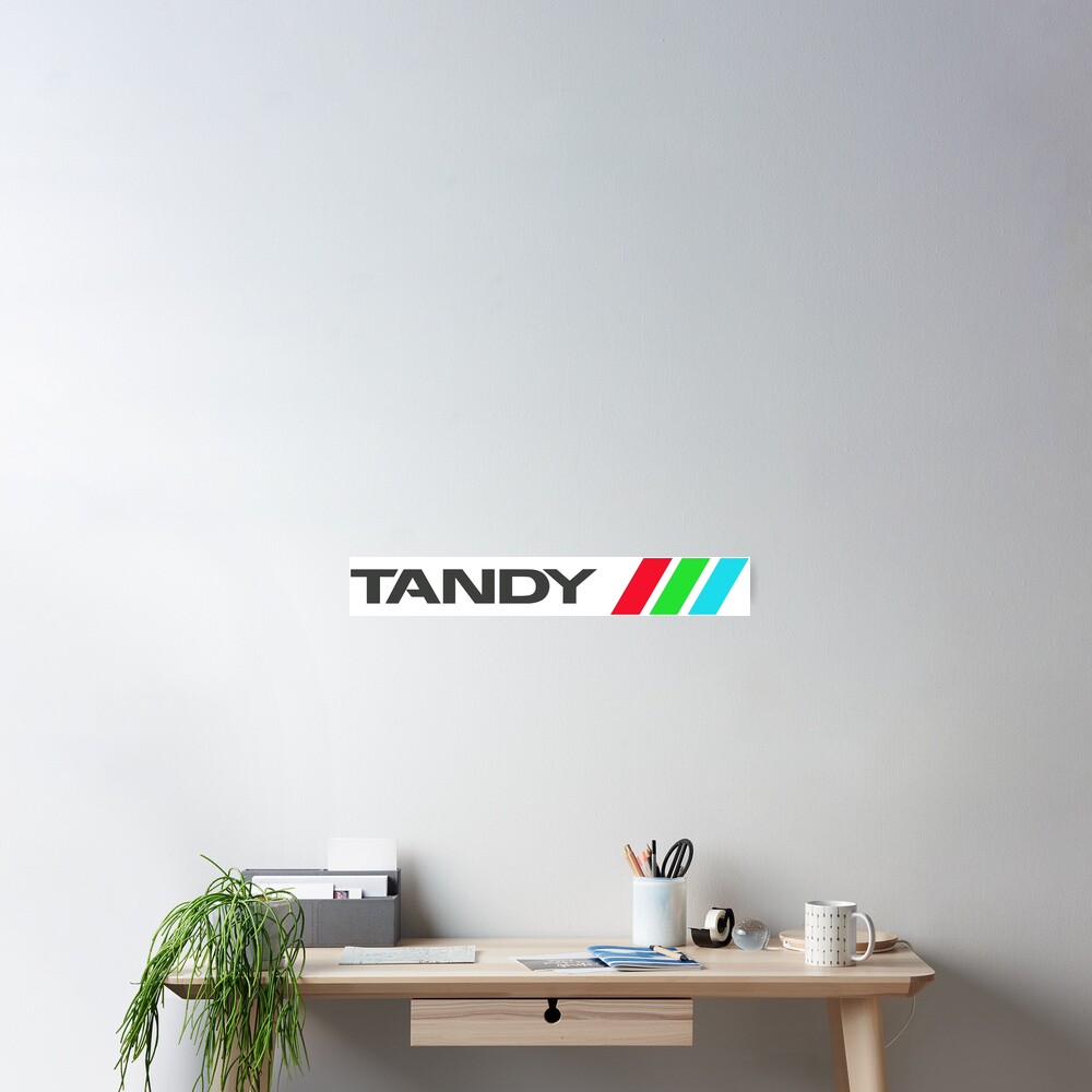 "Vintage Tandy Computer Logo" Poster for Sale by ClassicMotors | Redbubble