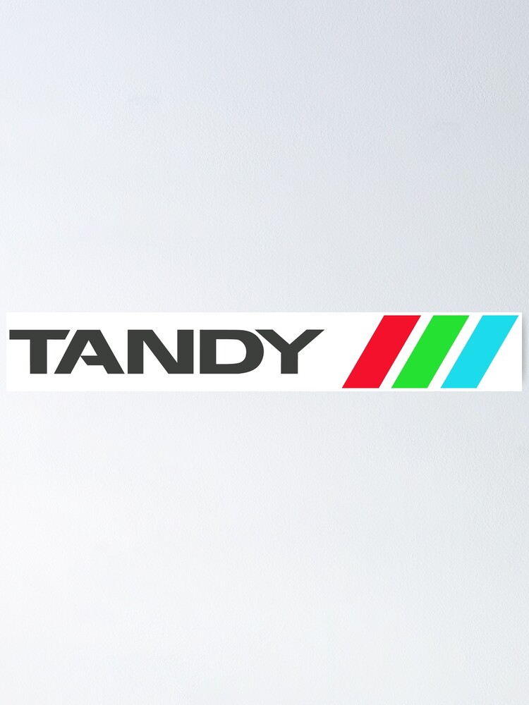 "Vintage Tandy Computer Logo" Poster for Sale by ClassicMotors | Redbubble