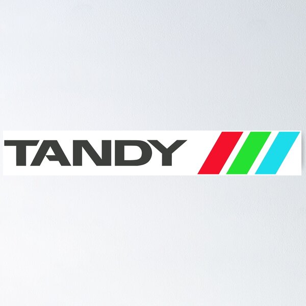 "Vintage Tandy Computer Logo" Poster for Sale by ClassicMotors | Redbubble