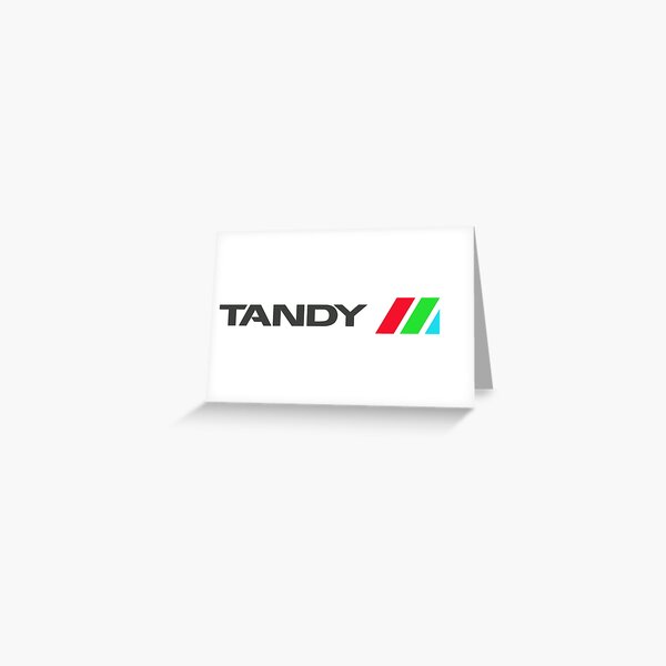 "Vintage Tandy Computer Logo" Greeting Card for Sale by ClassicMotors ...