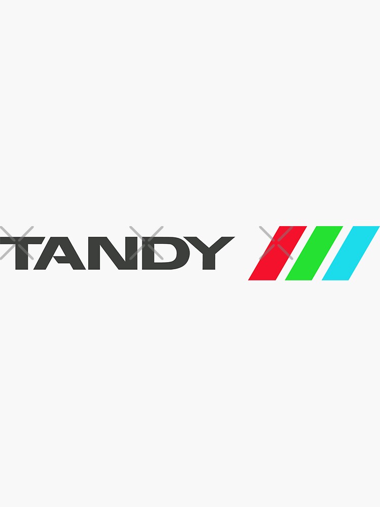 "Vintage Tandy Computer Logo" Sticker for Sale by ClassicMotors | Redbubble