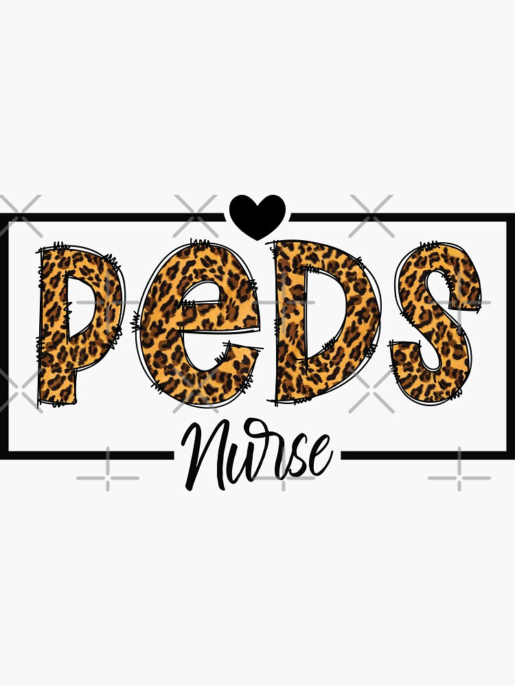 "Peds Nurse - Pediatric Nurse" Sticker for Sale by FallInLoveCo | Redbubble