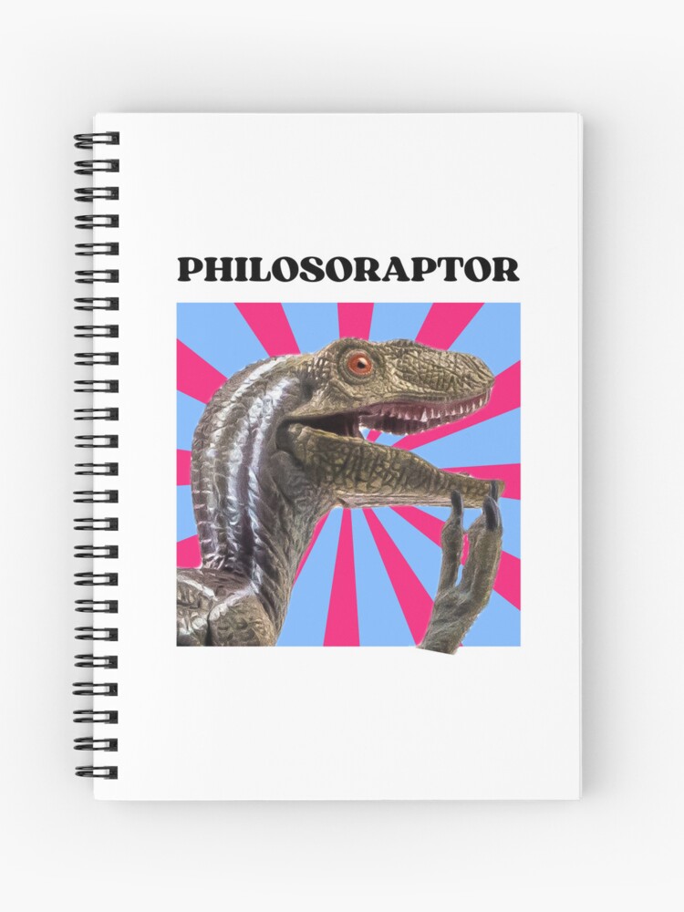 "Philosoraptor Funny Philosopher Velociraptor Viral Meme" Spiral ...