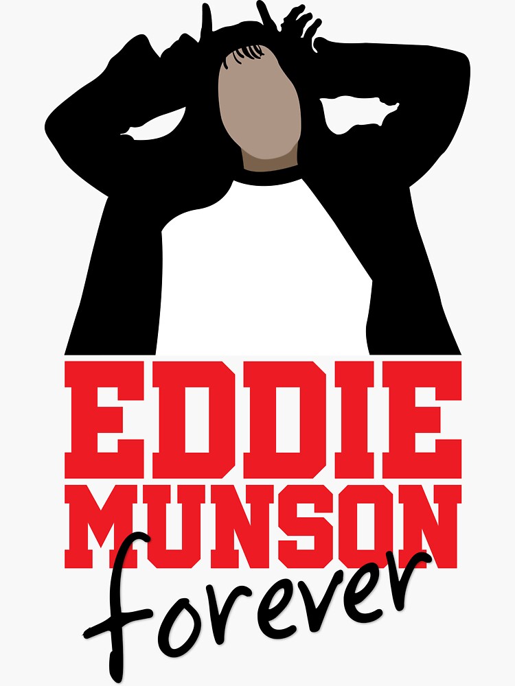 "Eddie Munson Forever - Stranger Things 4" Sticker for Sale by ...