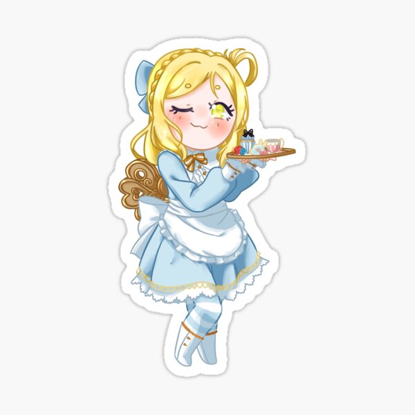 "Wonderland Mari Sticker" Sticker for Sale by Peachyploof | Redbubble