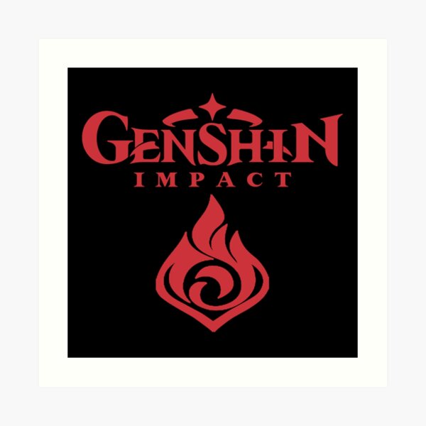 "Genshin Impact Pyro Symbol Elements Genshin Impact Elements -" Art ...