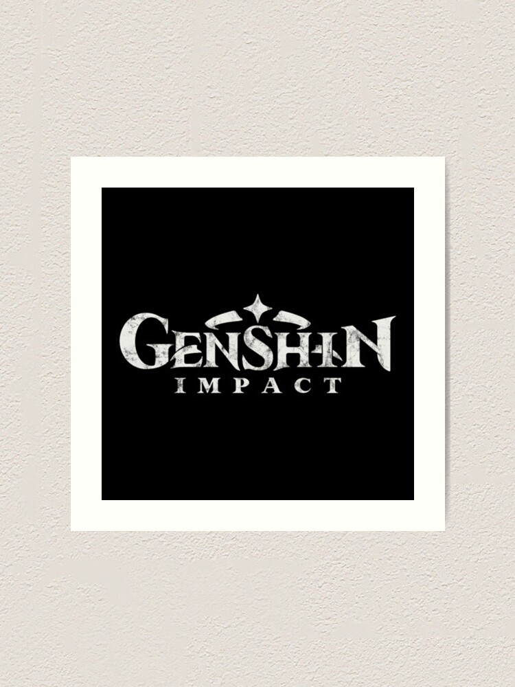 "Genshin Impact Logo Genshin Impact -" Art Print for Sale by ...