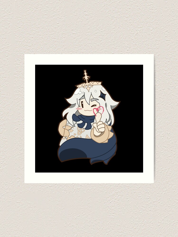 "Paimon Genshin Impact Game" Art Print for Sale by Milekhinromanro ...