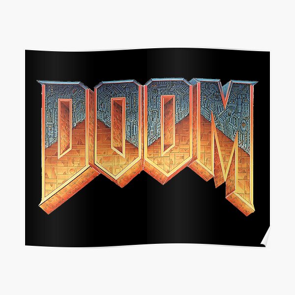 "MF Doom Logo" Poster for Sale by MelissaJBaker | Redbubble