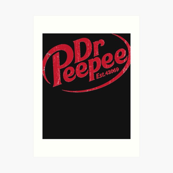 "Dr. Peepee logo " Art Print for Sale by TonieHall | Redbubble