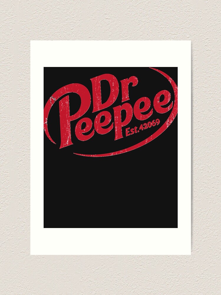 "Dr. Peepee logo " Art Print for Sale by TonieHall | Redbubble