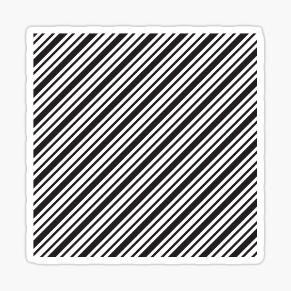 "Diagonal Line Art Print" Sticker for Sale by pixelmay | Redbubble
