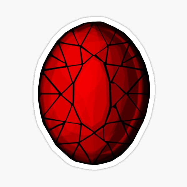 "Ruby Gemstone Mosaic Art" Sticker for Sale by CorvidCathedral | Redbubble