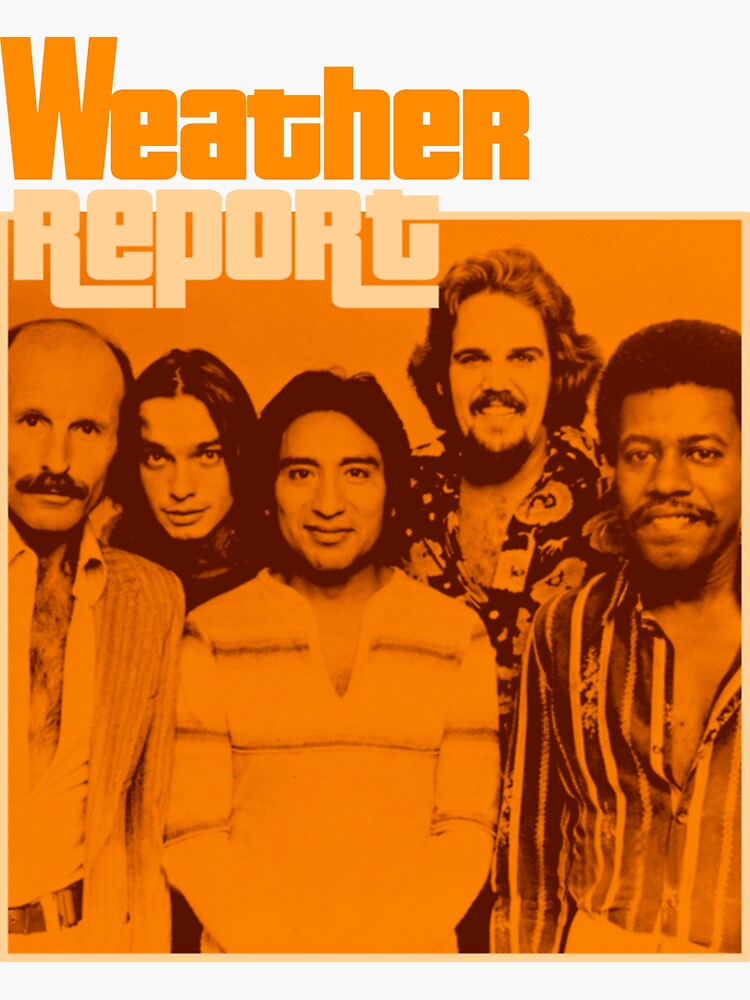 "Weather report band" Sticker for Sale by TangelaCarter2 | Redbubble