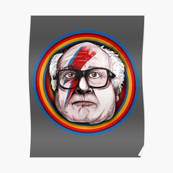 "Danny DeVito " Poster for Sale by HarleyWarren | Redbubble