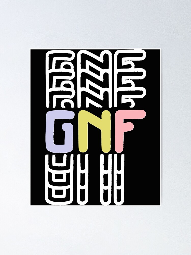 "GeorgeNotFound GNF Logo " Poster for Sale by jessicascott6 | Redbubble
