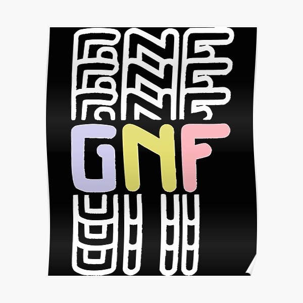 "GeorgeNotFound GNF Logo " Poster for Sale by jessicascott6 | Redbubble