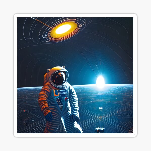 "Orbital Decay" Sticker for Sale by IlluminatedPage | Redbubble