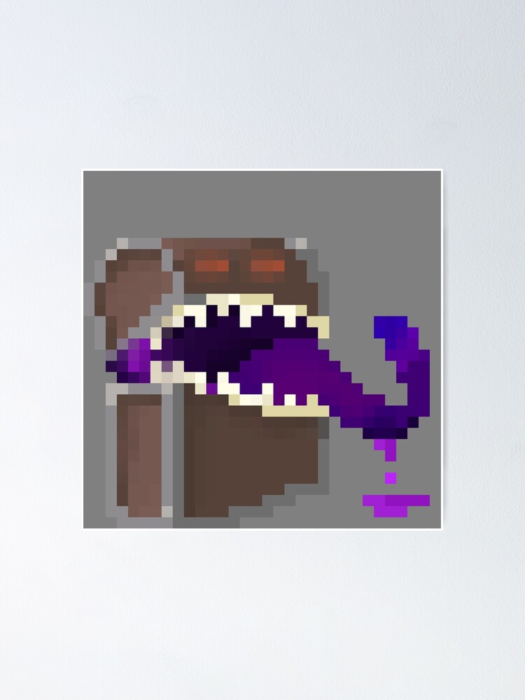 "Pixel Art D&D Monster | Mimic" Poster for Sale by XavierEmeralds ...