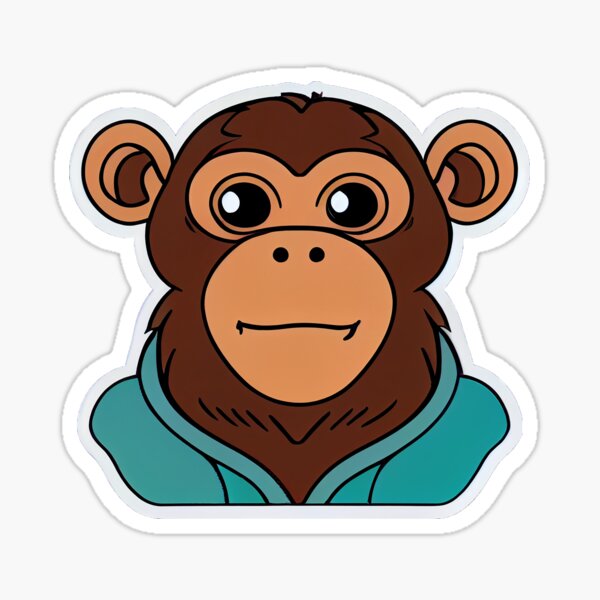 "Magnus the monkey" Sticker for Sale by Quainphoto | Redbubble