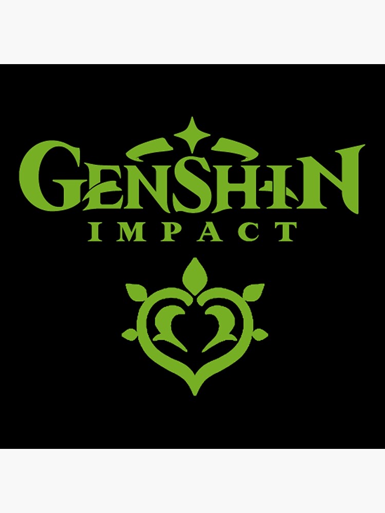 "Genshin Impact Dendro-Symbolelemente Genshin Impact-Elemente" Poster ...