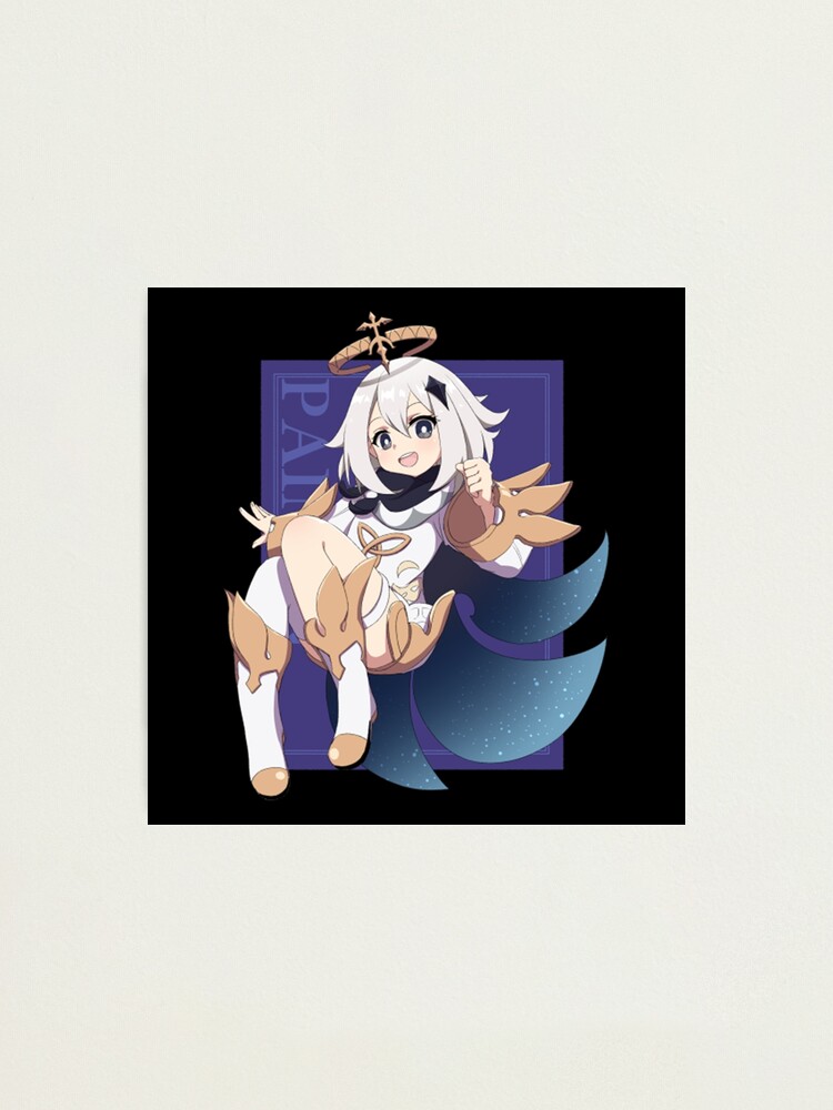 Lámina fotográfica «Genshin Impact Paimon 3 - Paimon Genshin Impact» de Milekhinromanro | Redbubble