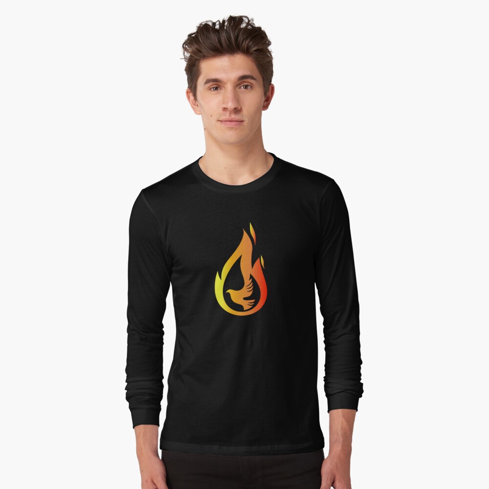 "Holy Spirit Fire" Sticker for Sale by wilznc | Redbubble