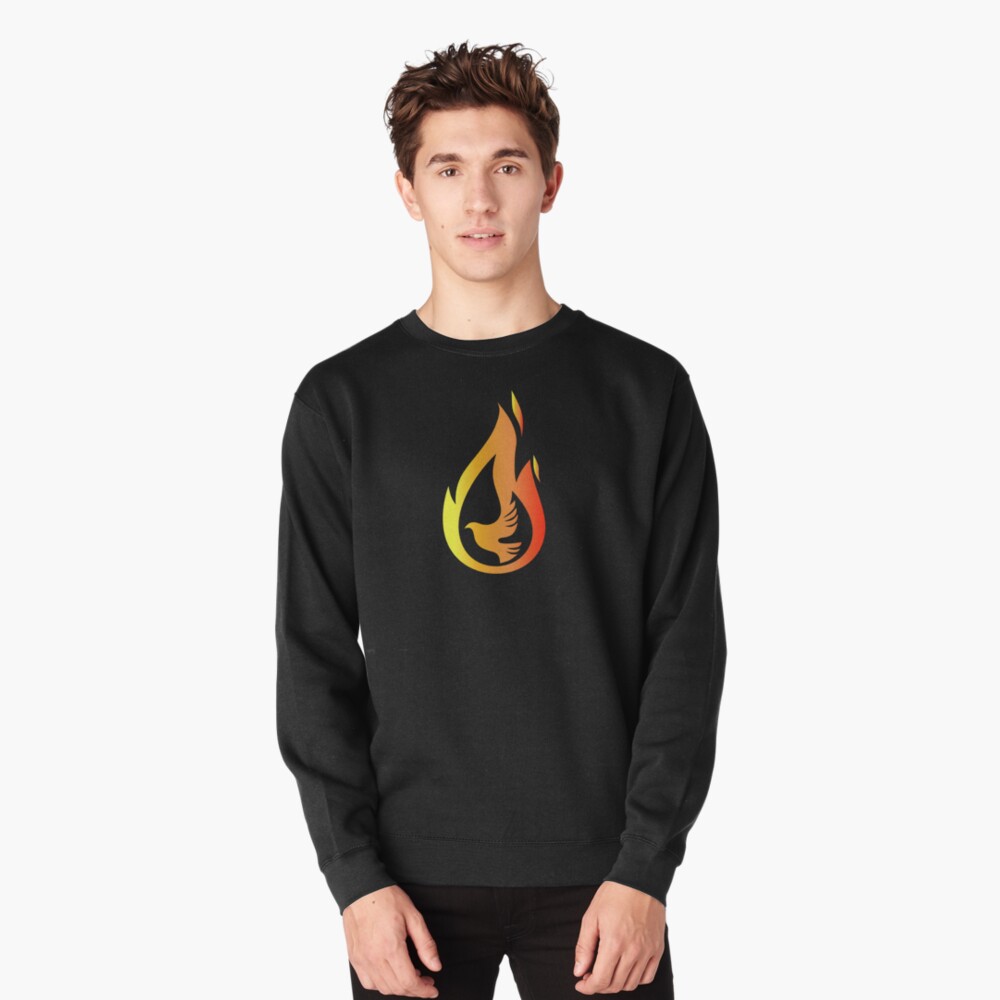 "Holy Spirit Fire" Sticker for Sale by wilznc | Redbubble