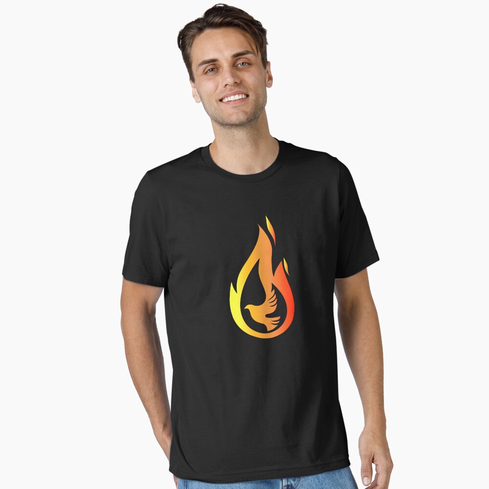 "Holy Spirit Fire" Sticker for Sale by wilznc | Redbubble