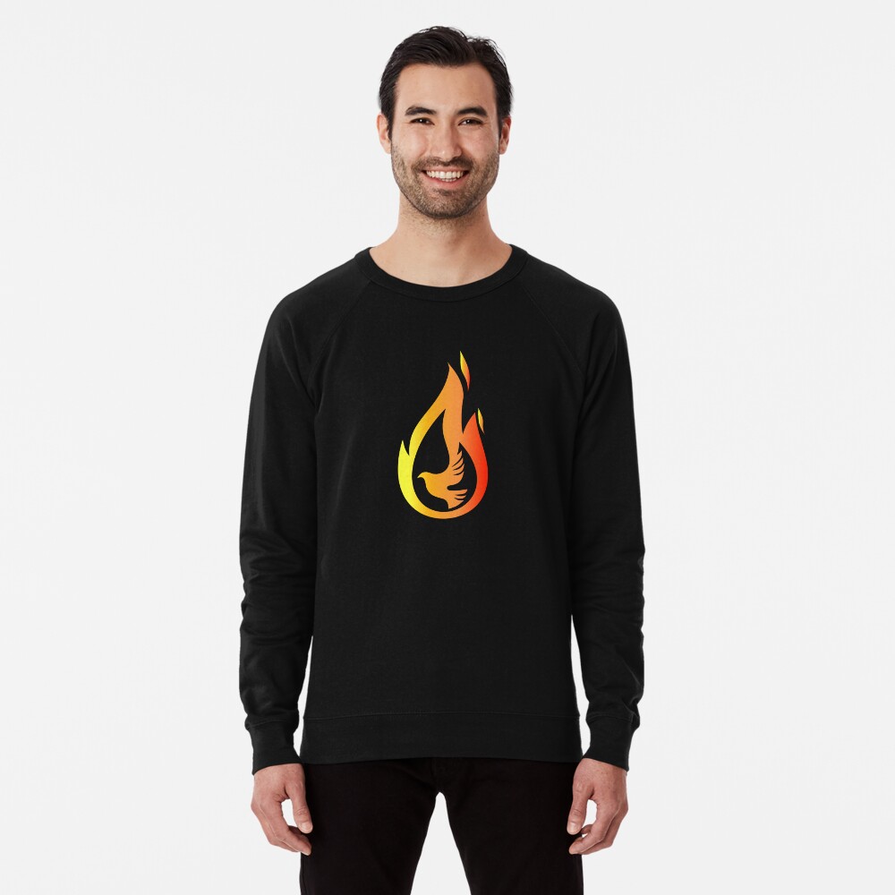 "Holy Spirit Fire" Sticker for Sale by wilznc | Redbubble