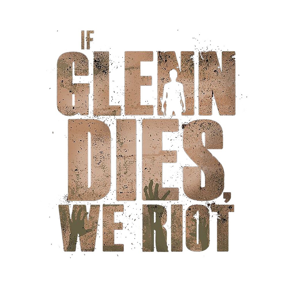 "Glenn Walking Dead Design" by subblockuk | Redbubble