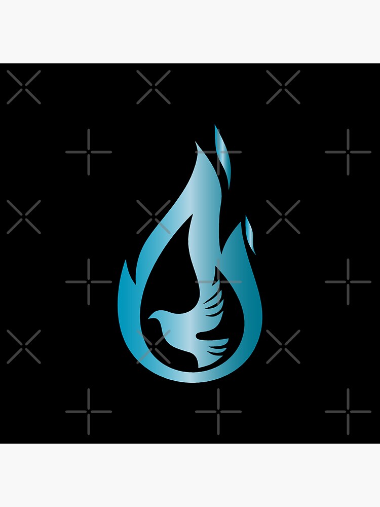 "Holy Spirit Fire - BZ" Sticker for Sale by wilznc | Redbubble