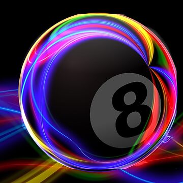 "Colorful 8-ball Billiard Design" Poster for Sale by Mayhill | Redbubble
