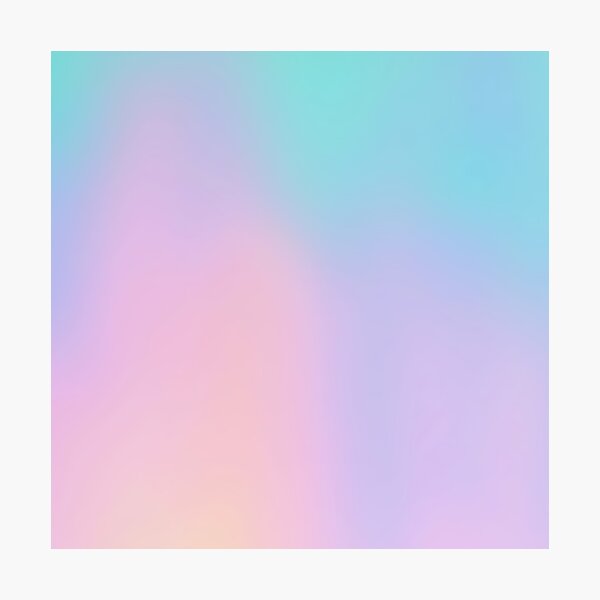"Pastell Farbverlauf" Fotodruck von Pastelae | Redbubble