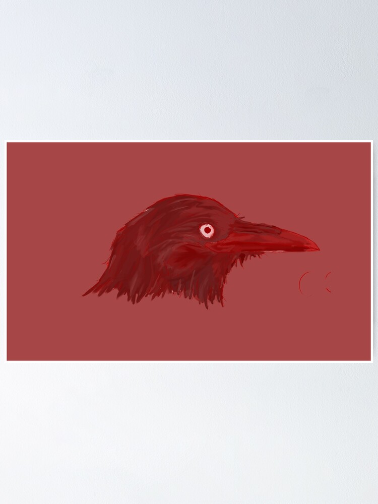 "ruby raven" Poster for Sale by bin-chicken-art | Redbubble