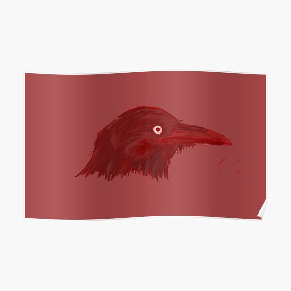 "ruby raven" Poster for Sale by bin-chicken-art | Redbubble