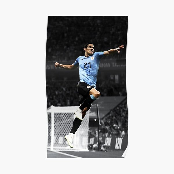 "Edinson Cavani Art" Poster for Sale by HajarTsamratul | Redbubble