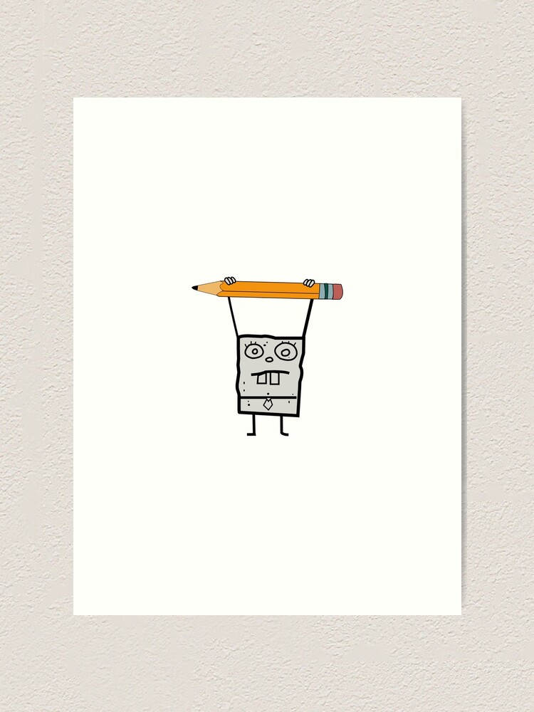 "Spongebob - Doodlebob" Art Print for Sale by Lsax235 | Redbubble