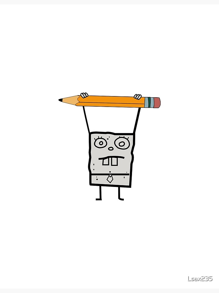 "Spongebob - Doodlebob" Art Print for Sale by Lsax235 | Redbubble