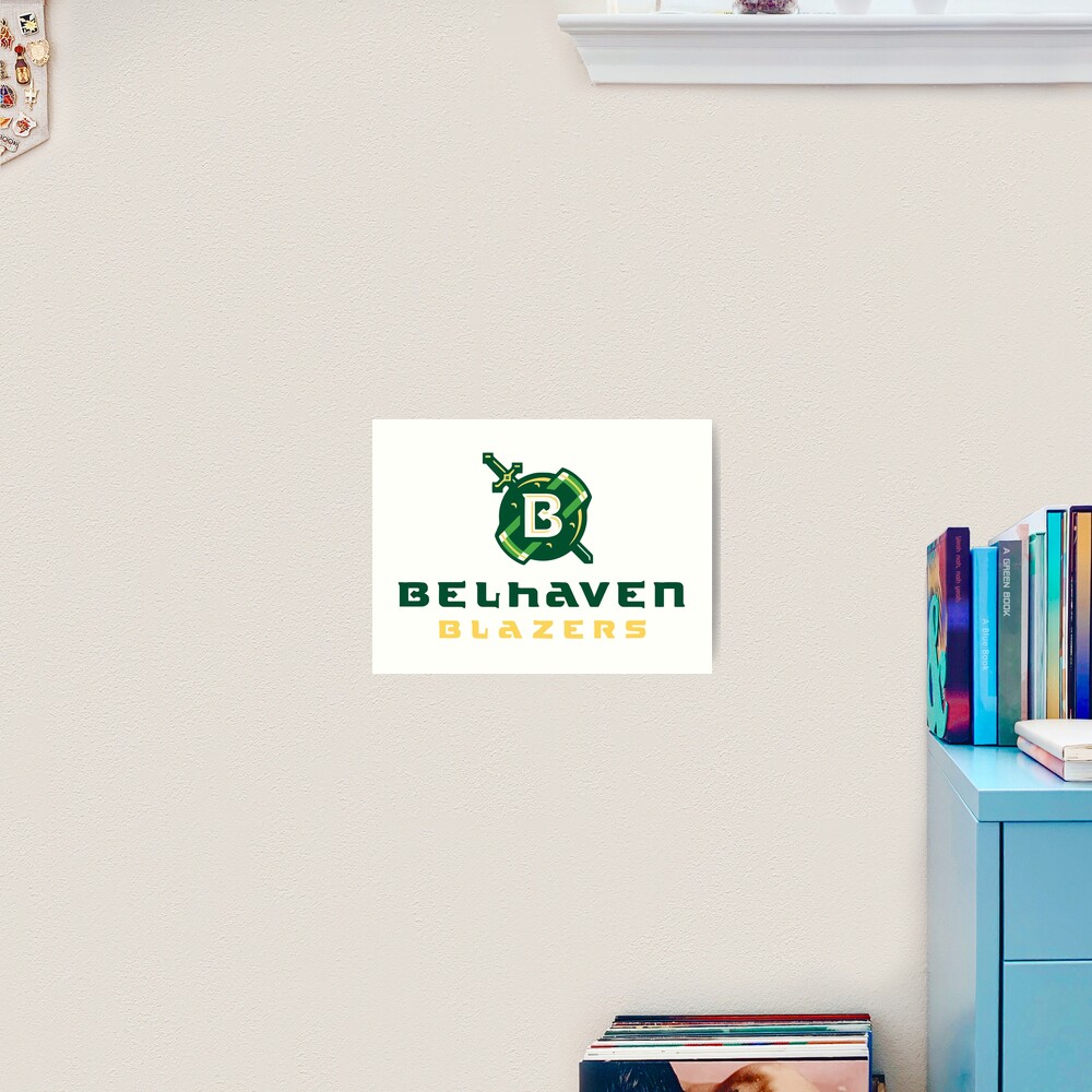 "belhaven blazers football vintage" Art Print for Sale by basengart ...
