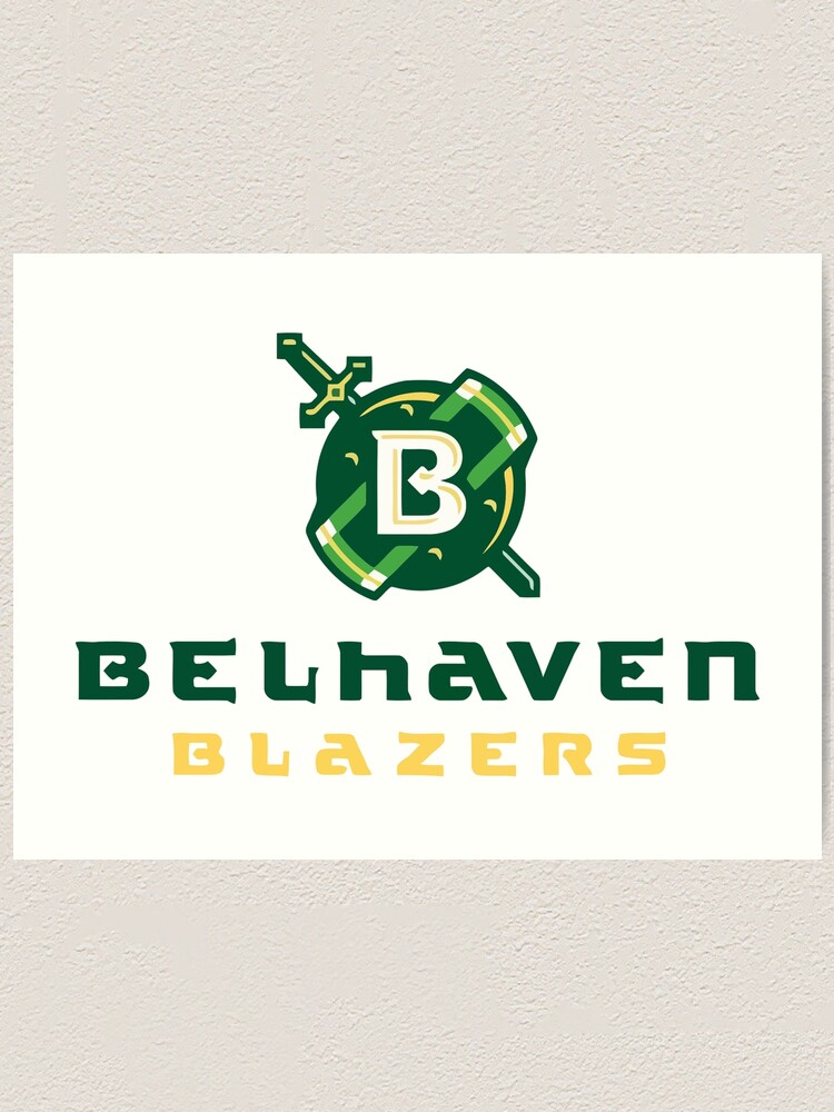 "belhaven blazers football vintage" Art Print for Sale by basengart ...