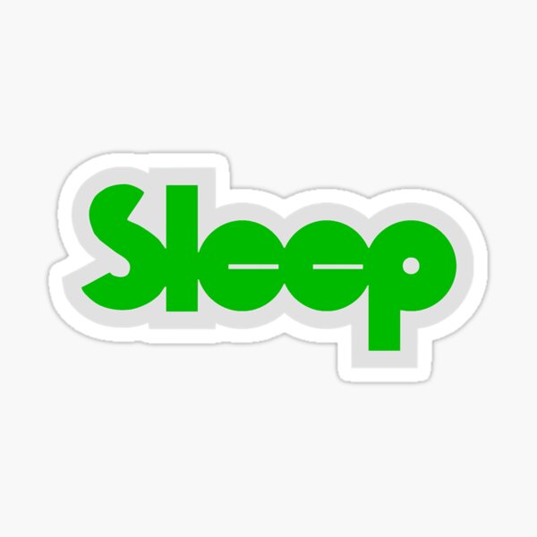 "Sleep Band Logo " Sticker for Sale by RobertRogers6 | Redbubble