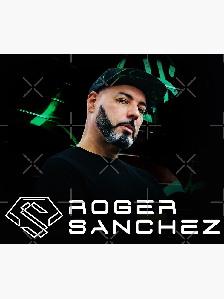 "Roger Sanchez art DJ" Sticker for Sale by bvirr2u | Redbubble