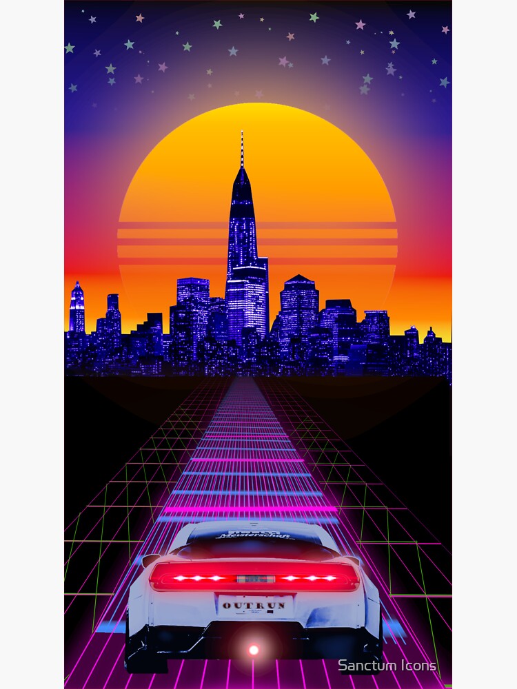 "Back to the Eighties" Sticker for Sale by Hyperdulia | Redbubble